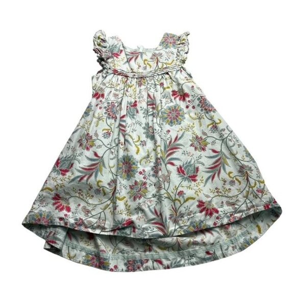 Tea Collection | Dresses | Tea Collection Blue Floral Print Dress Size ...
